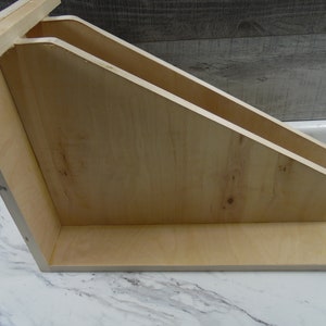 Wood Vertical Tray Divider Organizer With 2 Section for 12 Cabinets ...