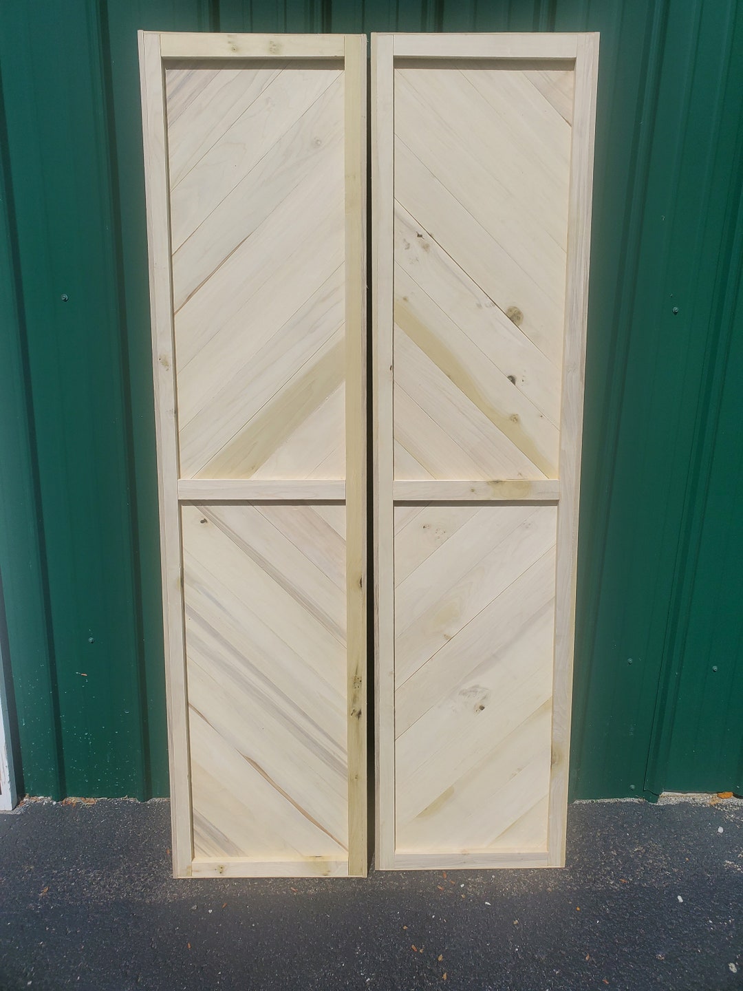 Diamond Door, Chevron Door, Spruce Door, Double Chevron Door, Custom ...