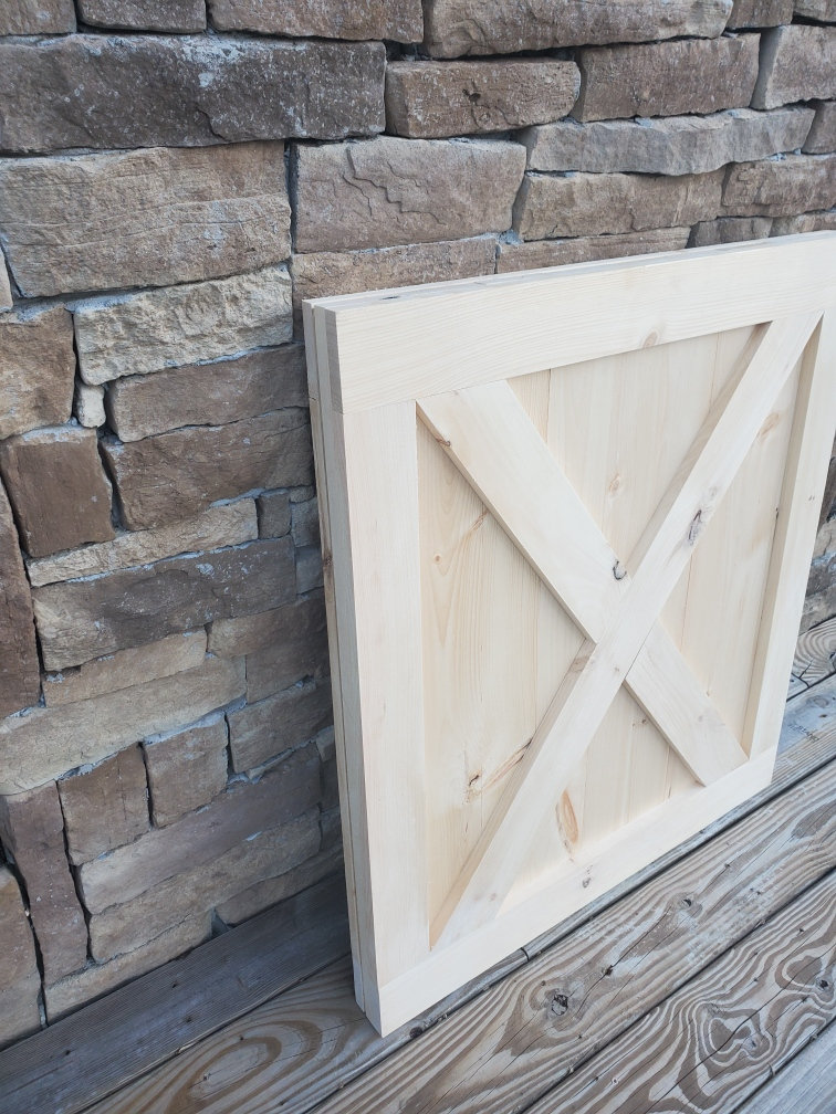 Handmade Solid Wood X Pattern Gate: Baby/pet or Garden - Etsy
