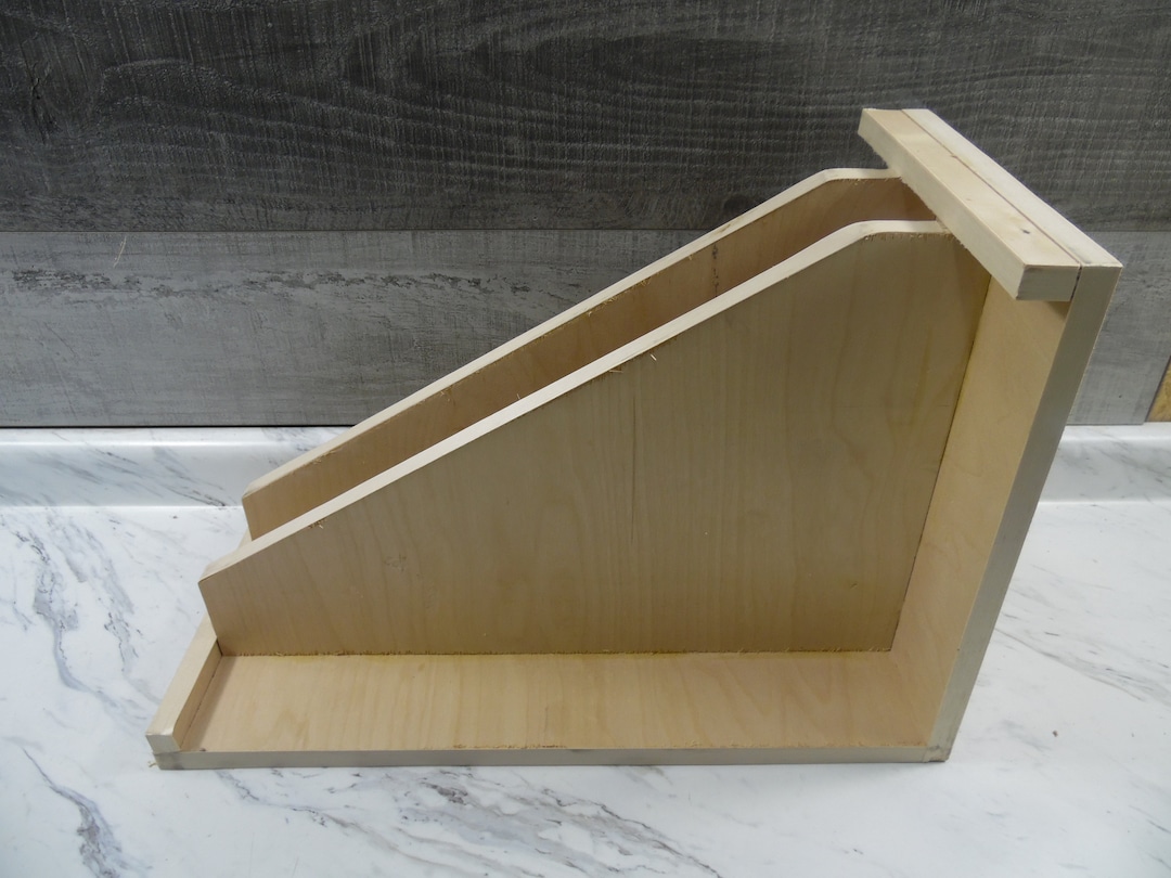 Wood Vertical Tray Divider Organizer With 2 Section for 12 Cabinets ...