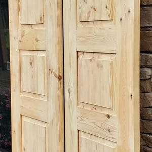 Custom Spruce Interior Doors, 8 Foot Interior Door, Raised Panel Door ...