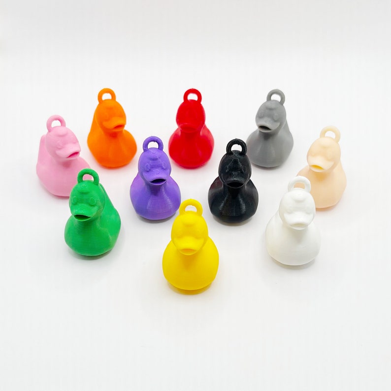 3D Printed Ducks, Duck Keychains, Keychains, Ducks, Cute Keychains ...