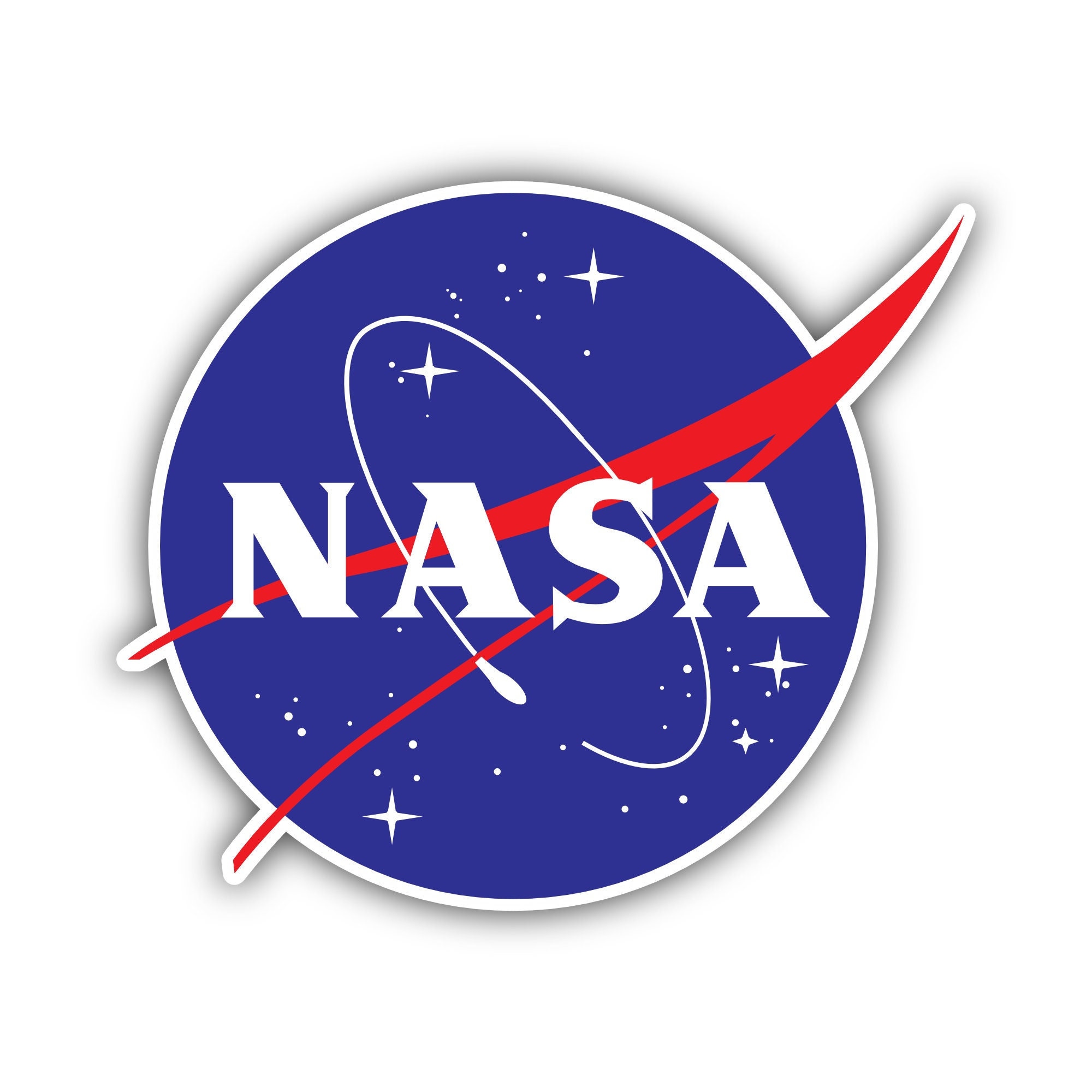 Nasa Sticker, Nasa Meatball Sticker, Custom Stickers, Space Stickers ...