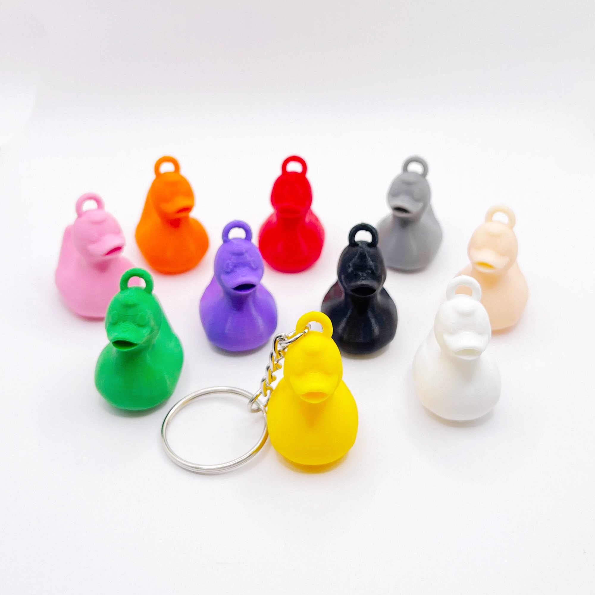 3D Printed Ducks, Duck Keychains, Keychains, Ducks, Cute Keychains ...