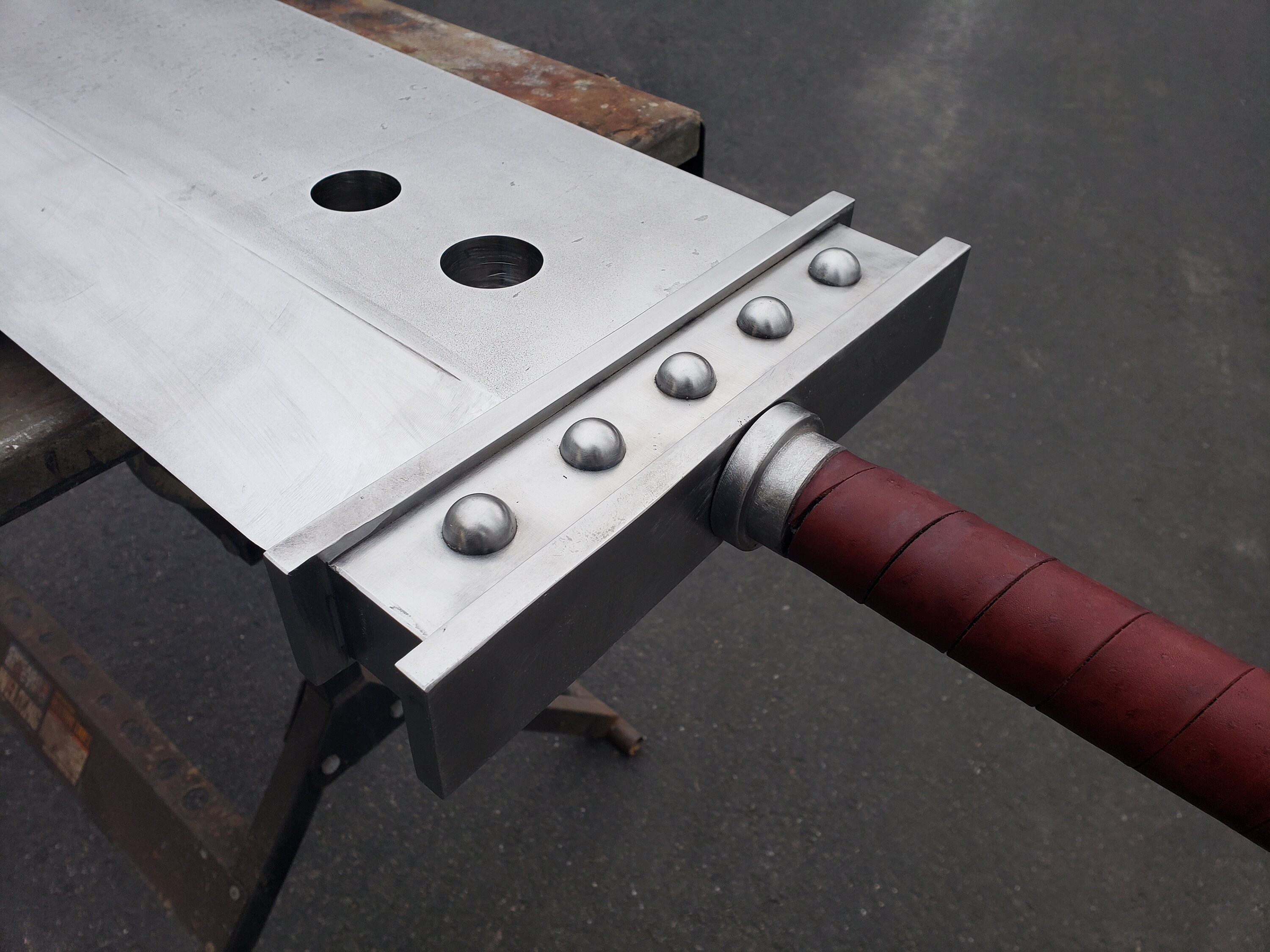Cloud Strife's Buster Sword From Final Fantasy 7. Handmade, Full-scale ...