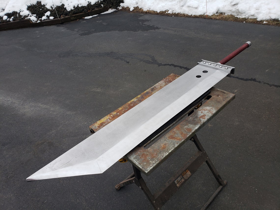 Cloud Strife's Buster Sword From Final Fantasy 7. Handmade, Full-scale ...