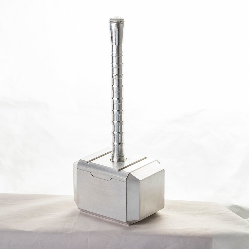 Mini-mjolnir Thor's Hammer Paperweight in Aluminum/brass/stainless ...