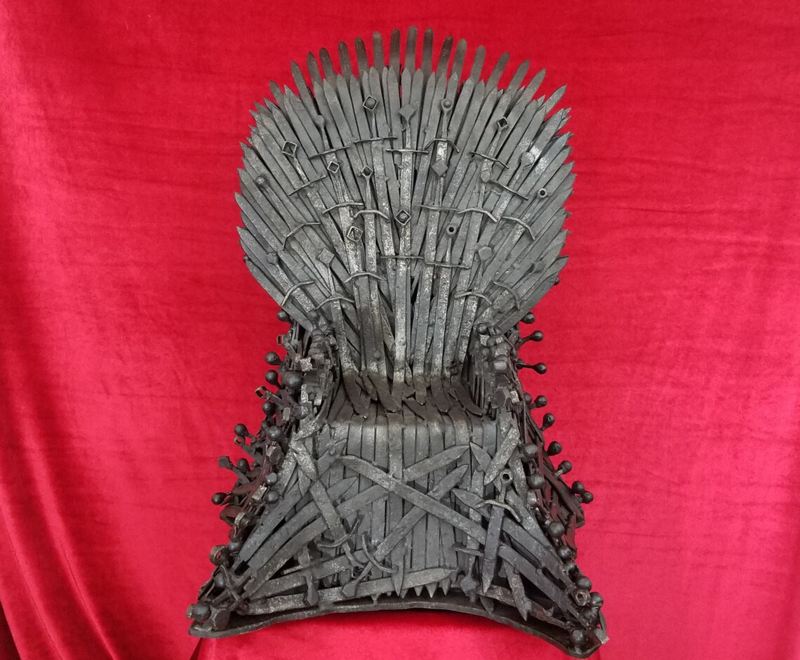 All Steel 1:3 Scale Iron Throne Replica From Game of Thrones (MADE TO ...