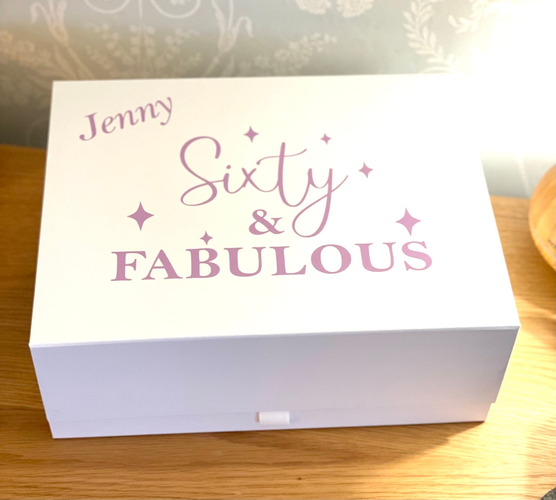 Personalised 40th Birthday Memory Box Gift Box | Etsy UK