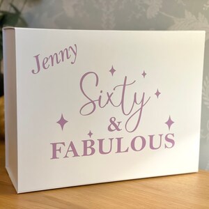 Personalised 40th Birthday Memory Box Gift Box - Etsy UK