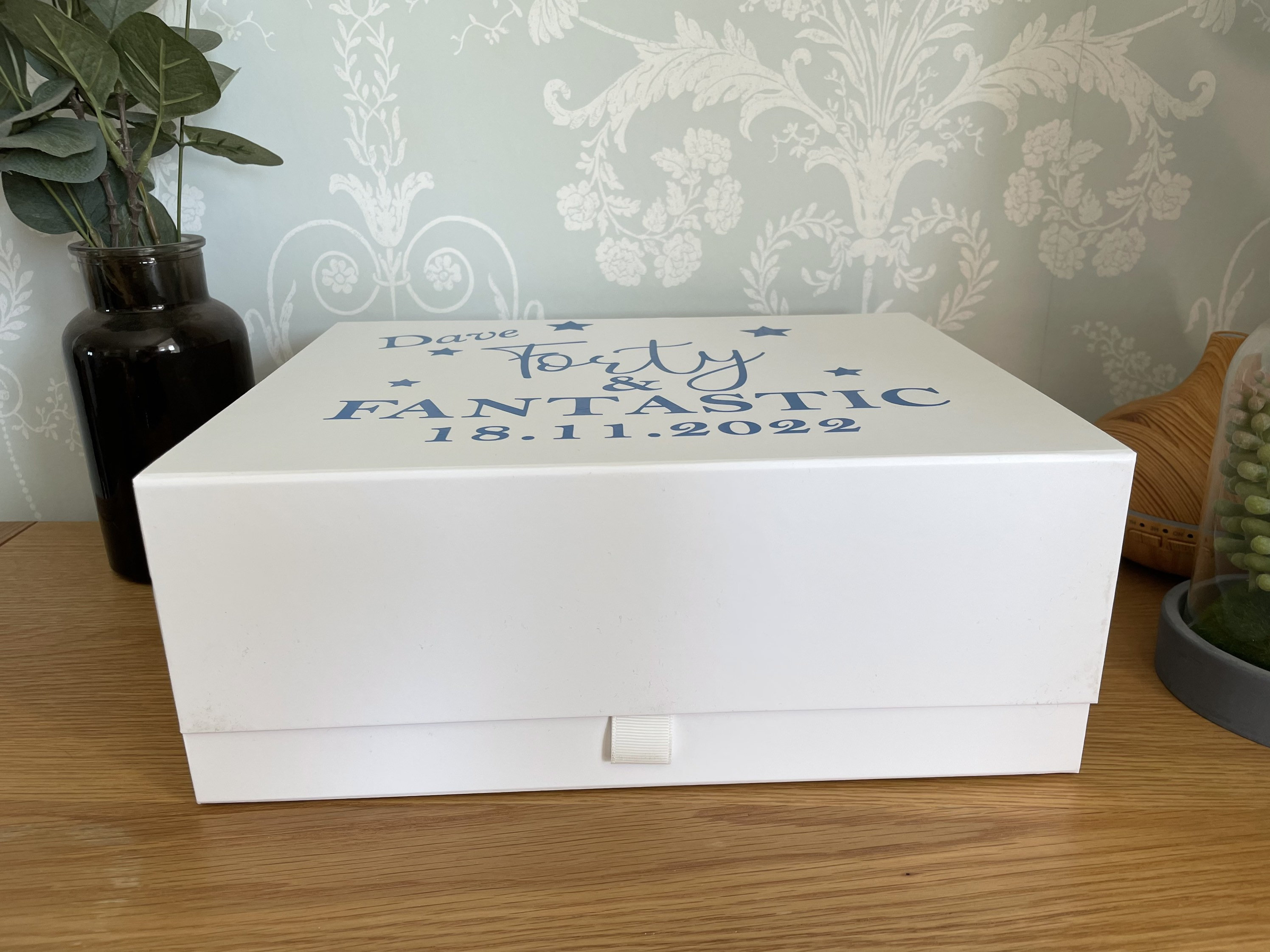 Personalised 40th Birthday Memory Box Gift Box - Etsy UK