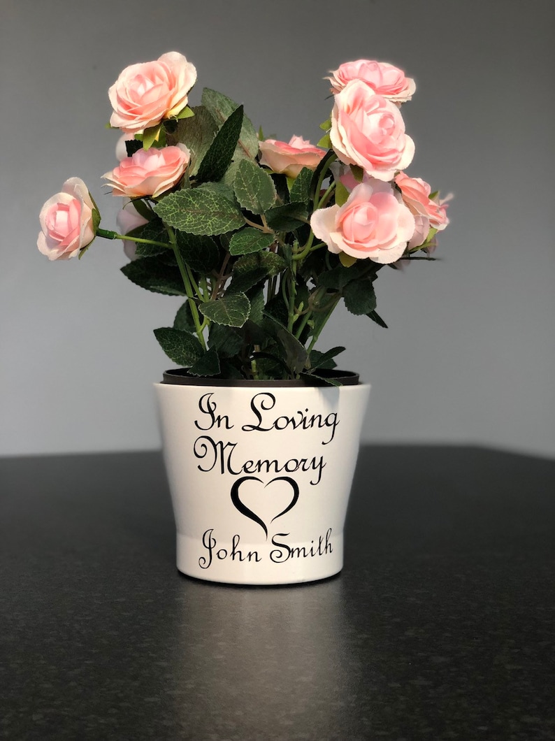 Personalised Plant Pot in Loving Memory Memoriam Planter - Etsy