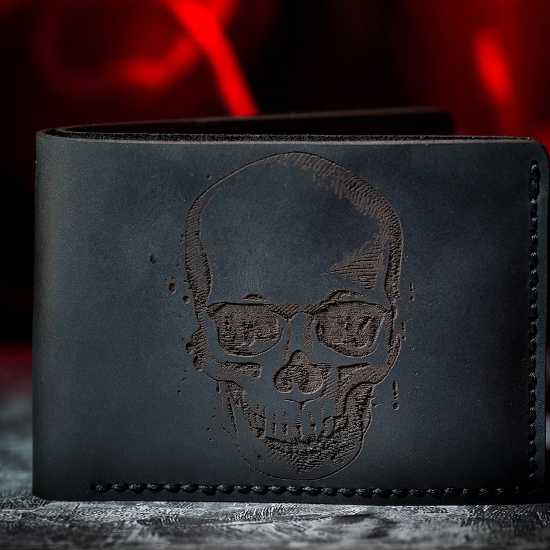 Skull Wallet - Etsy