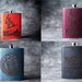 Pirate Flask 8oz Pirate Ship Flask Leather Wrapped Flask - Etsy