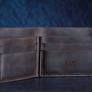 Wolf Leather Mens Wallet, Wolf Coins Custom Personalized Wallet, Wolf ...