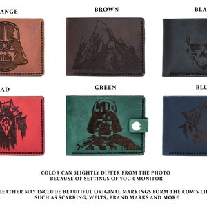 Locomotive Train Wallet Personalized Leather Mens Wallet Mens Leather ...