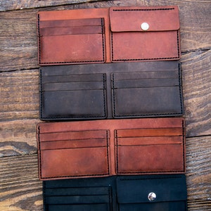 Waves Leather Man Wallet, Ocean Surfer Bifold Mens Leather Wallet ...