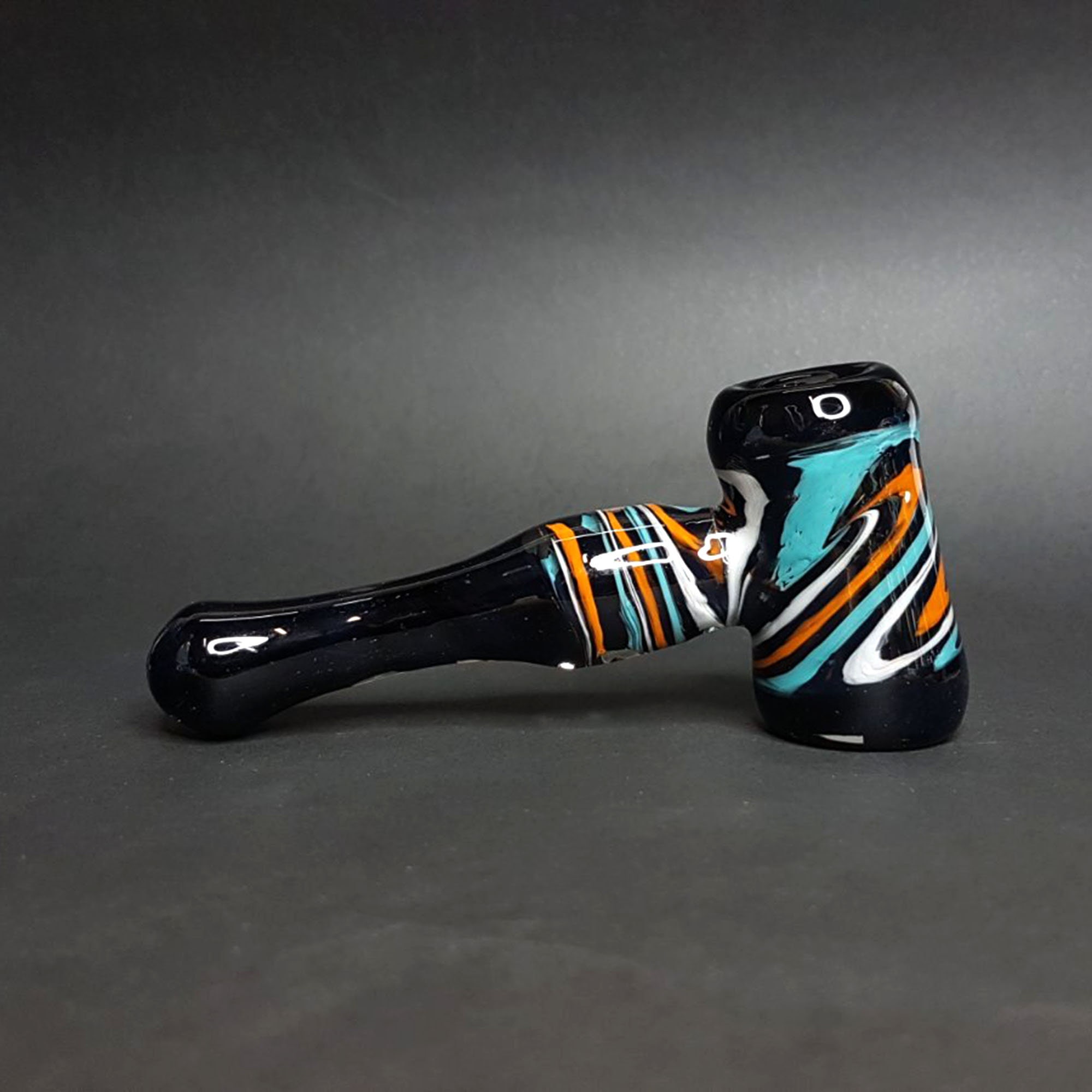 Unique Glass Hammer Pipe // Sparkle Colorful Glass Hammer // High ...