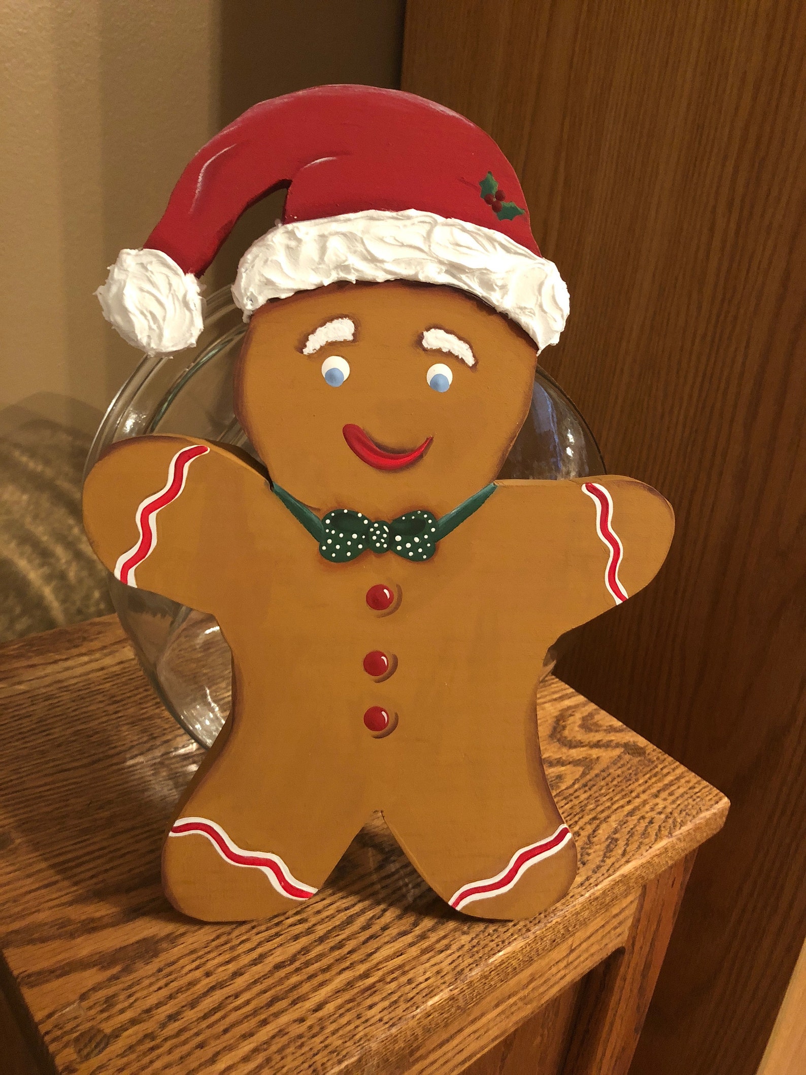 Gingerbread Man Cookie Jar Lid / Gingerbread Man / Cookie Jar - Etsy México