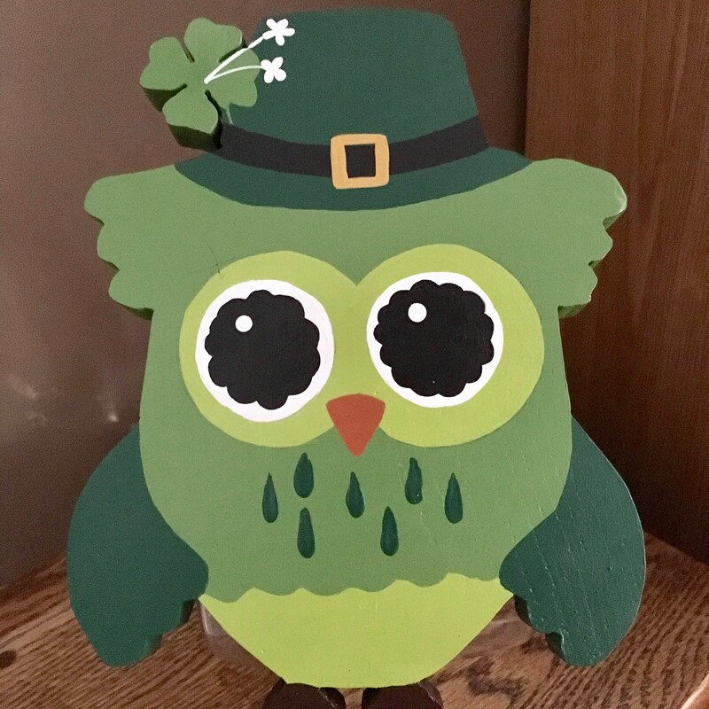 St Patricks Day Owl - Etsy