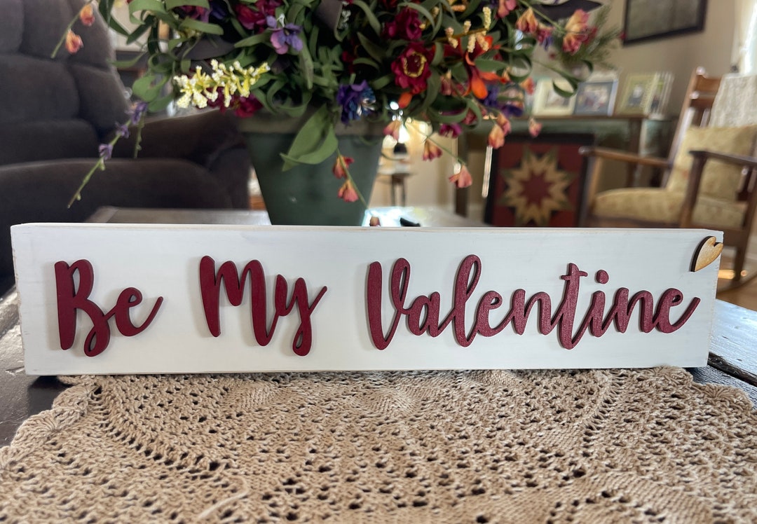 Valentines Wooden Sign, Valentine's Day Sign, Valentine Decor ...