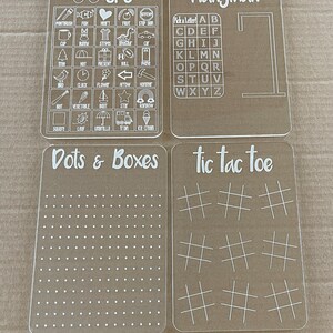 Fun for Kids Dry Erase Travel Board Game Set, Dry Erase Travel Games ...