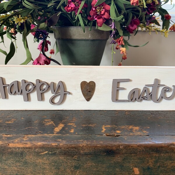 Easter Wooden Signs - Etsy