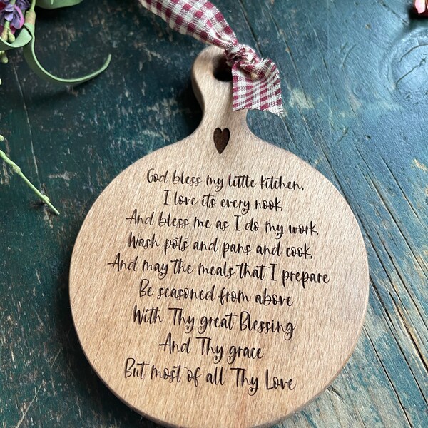Kitchen Prayer Etsy
