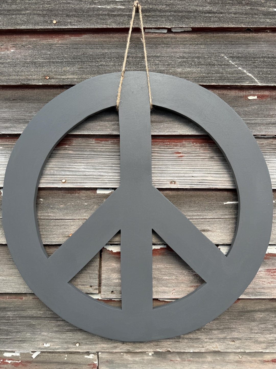 Large Wooden Peace Sign, Wooden Peace Sign, Peace Sign Door Hanger, 70 ...