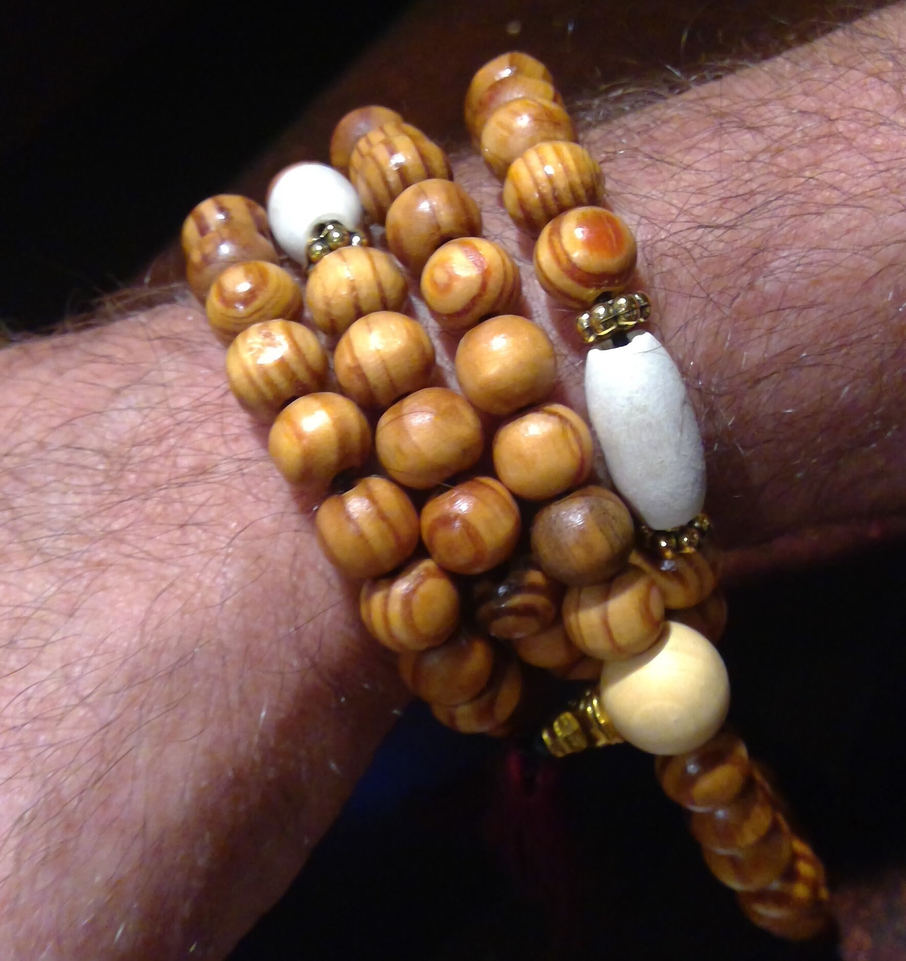 Wooden Bead Hand Strung Mala - Etsy