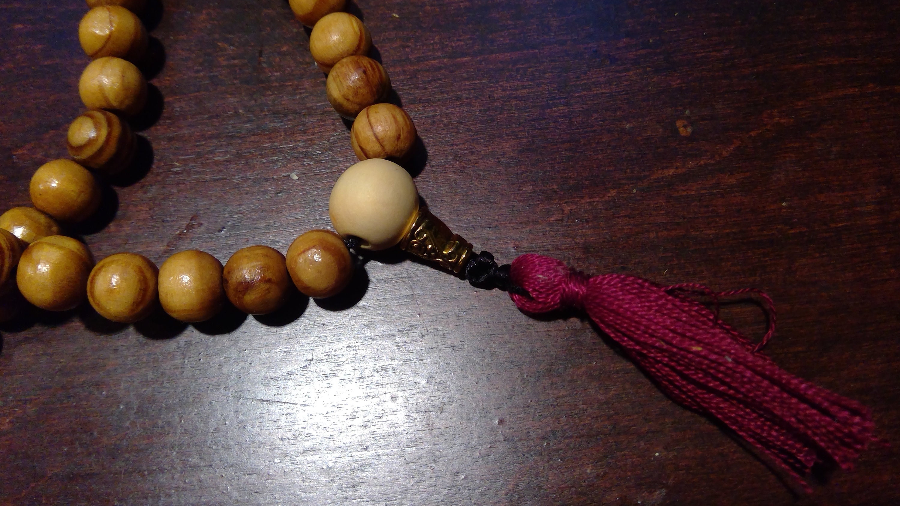 Wooden Bead Hand Strung Mala - Etsy