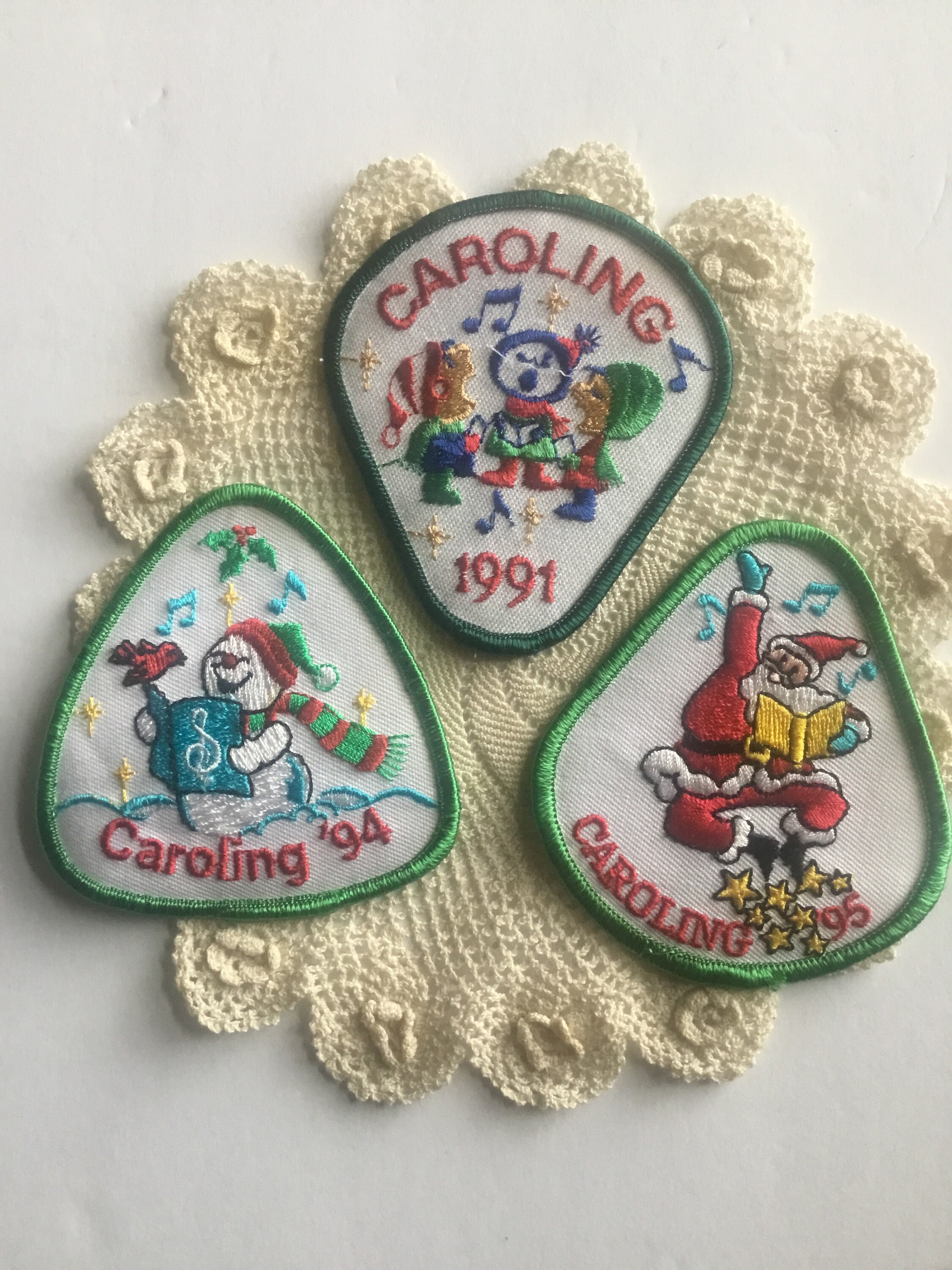 Girl Scout Caroling Badges/patches lot of 3 - Etsy