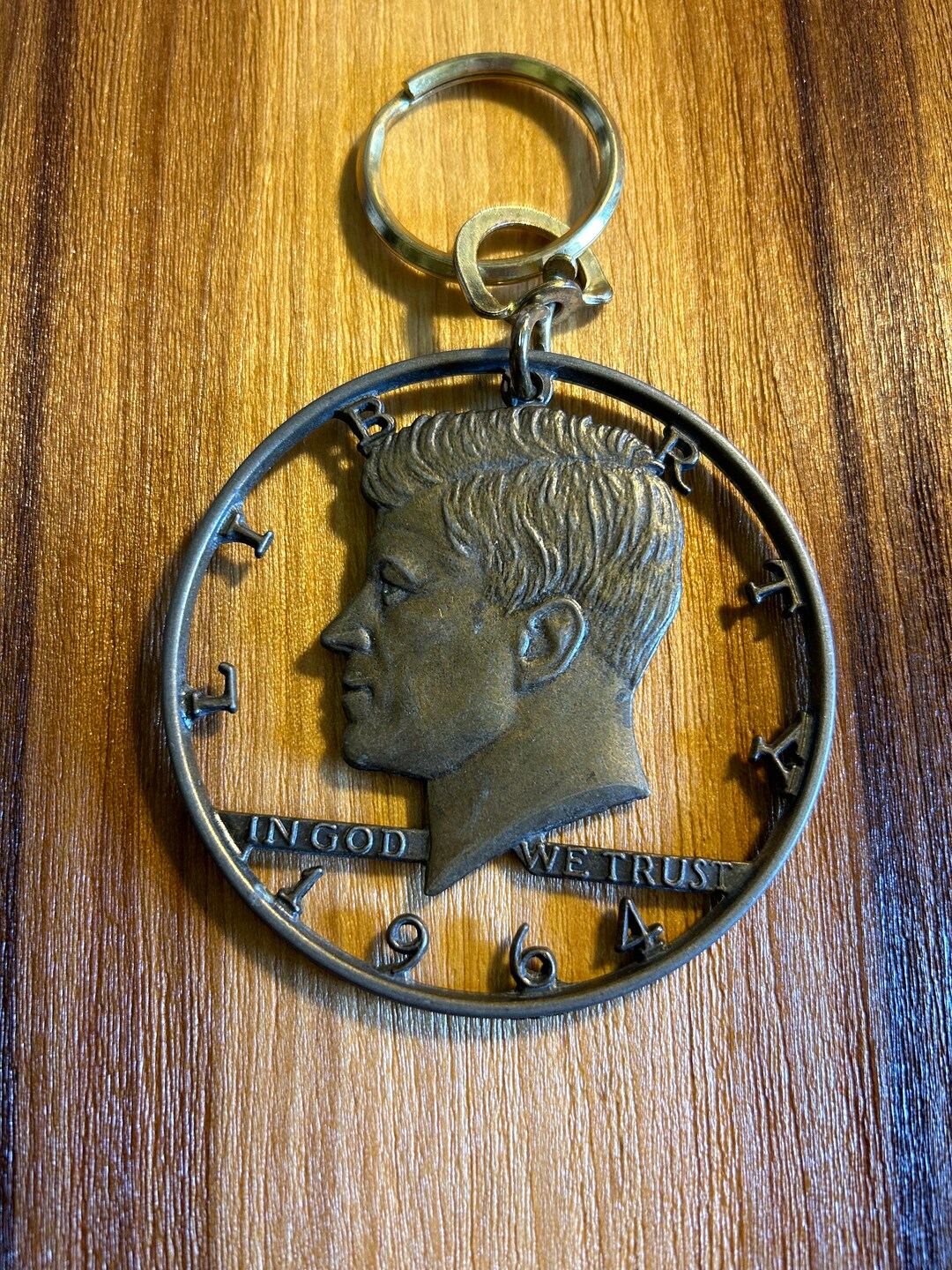 1964 John F Kennedy Memorial Keychain - Etsy