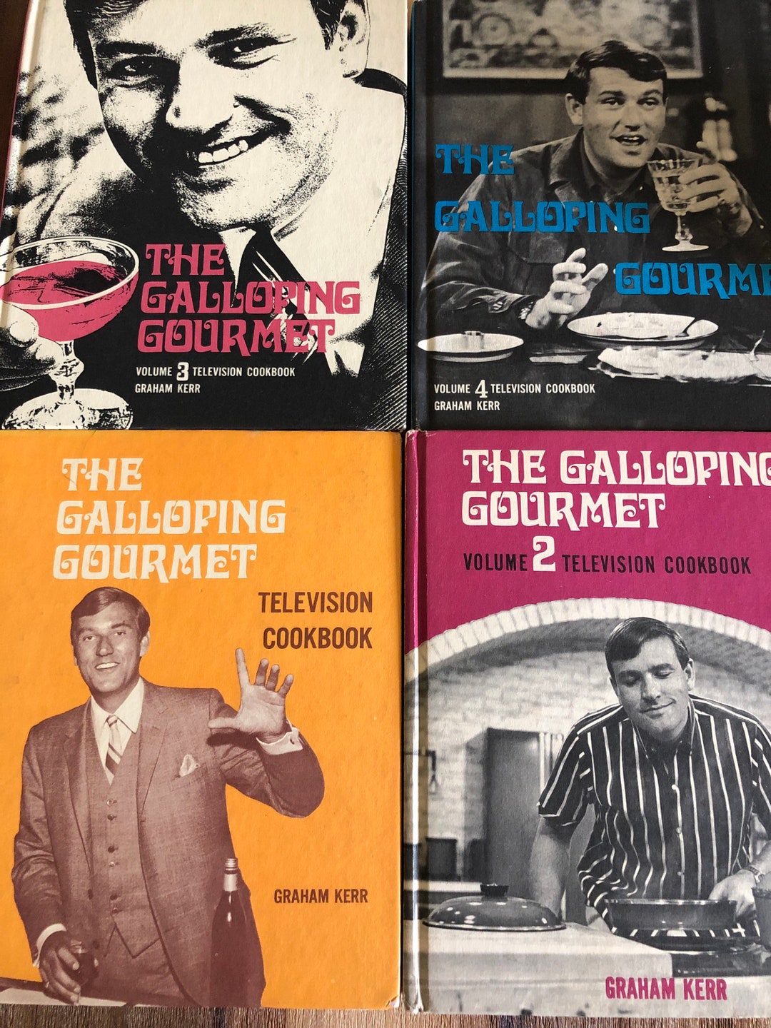 The Galloping Gourmet 4 Volume Set Television Cookbook by Graham Kerr ...