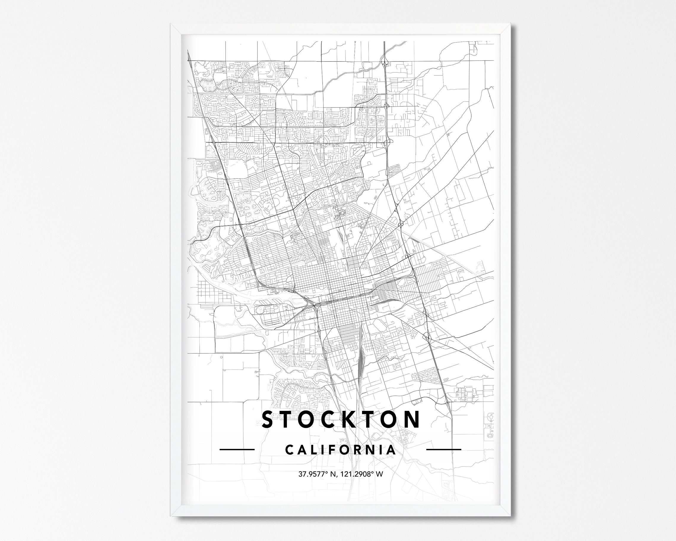 Stockton California Map