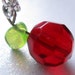 Autumn Apple Necklace Crystal Red Apple Necklace Crystal Candy Apple ...