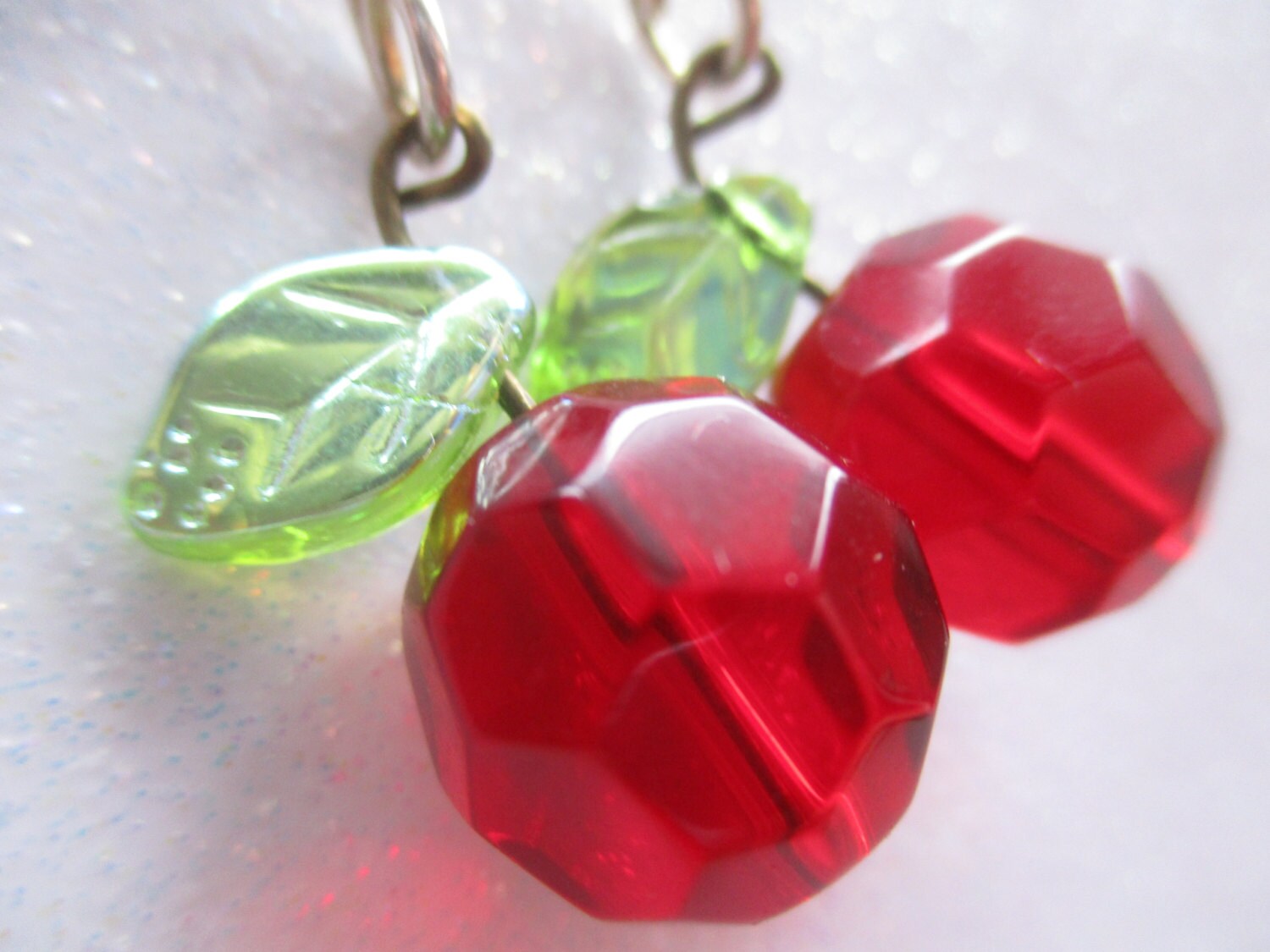 Autumn Apple Earrings Crystal Red Apple Earrings Crystal Candy Apple ...