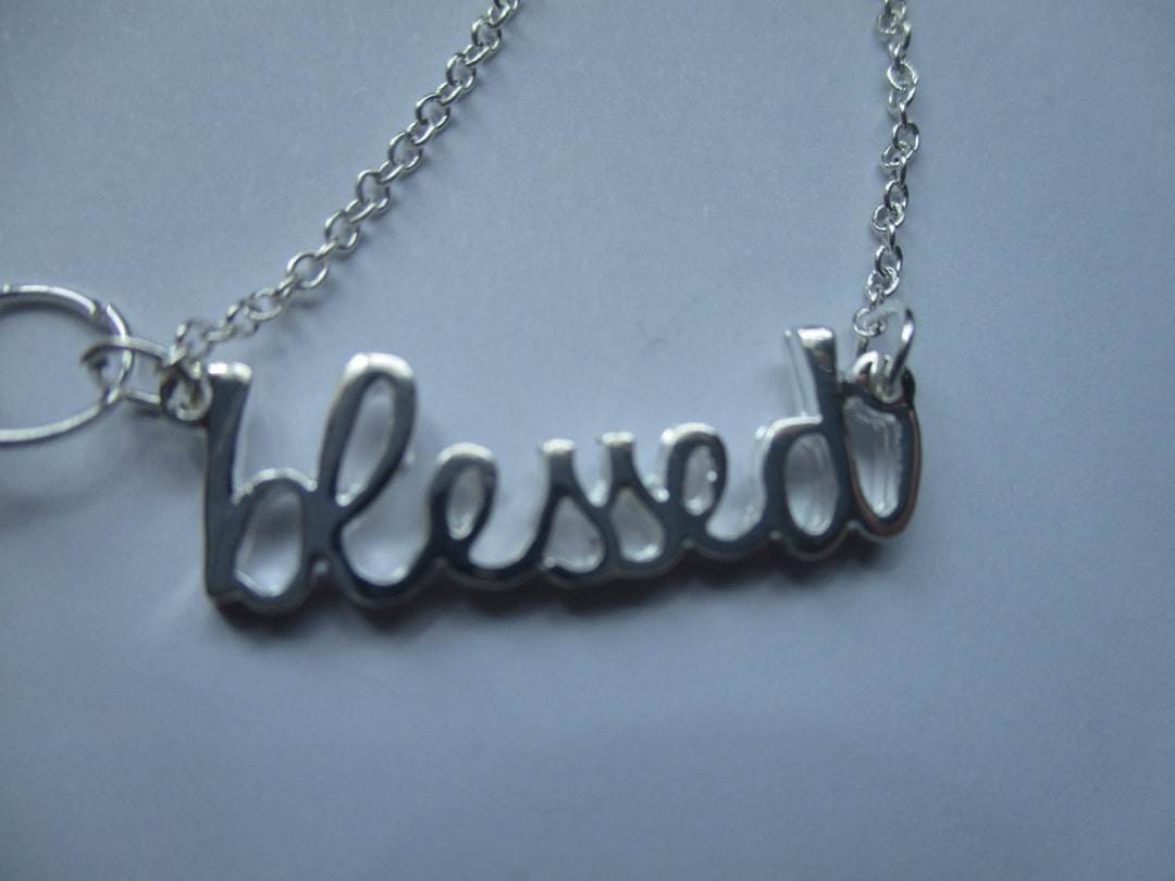 Handwriting Statement Word Necklaces Statement Jewelry - Etsy