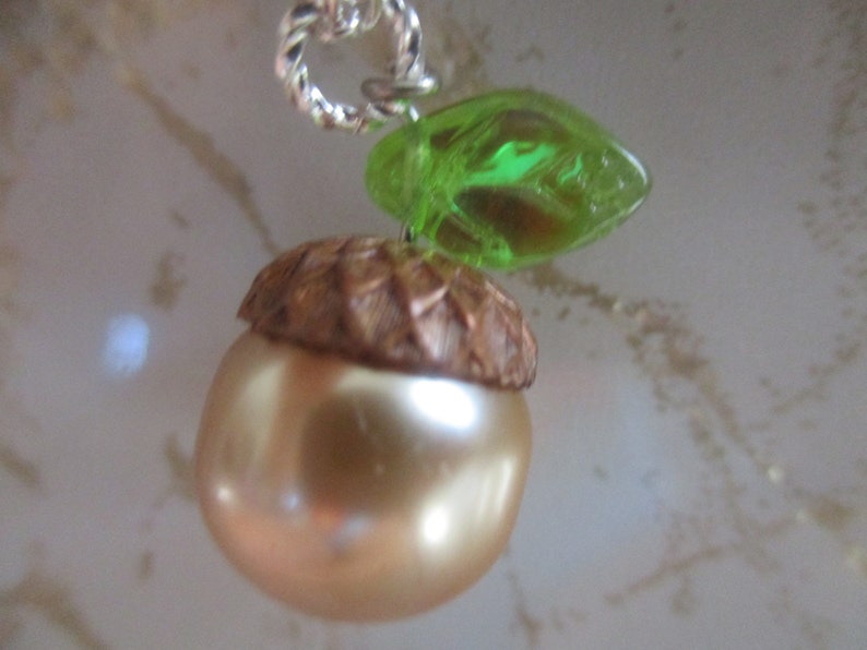 Acorn Necklace Autumn Necklace Harvest Jewelry Thanksgiving | Etsy