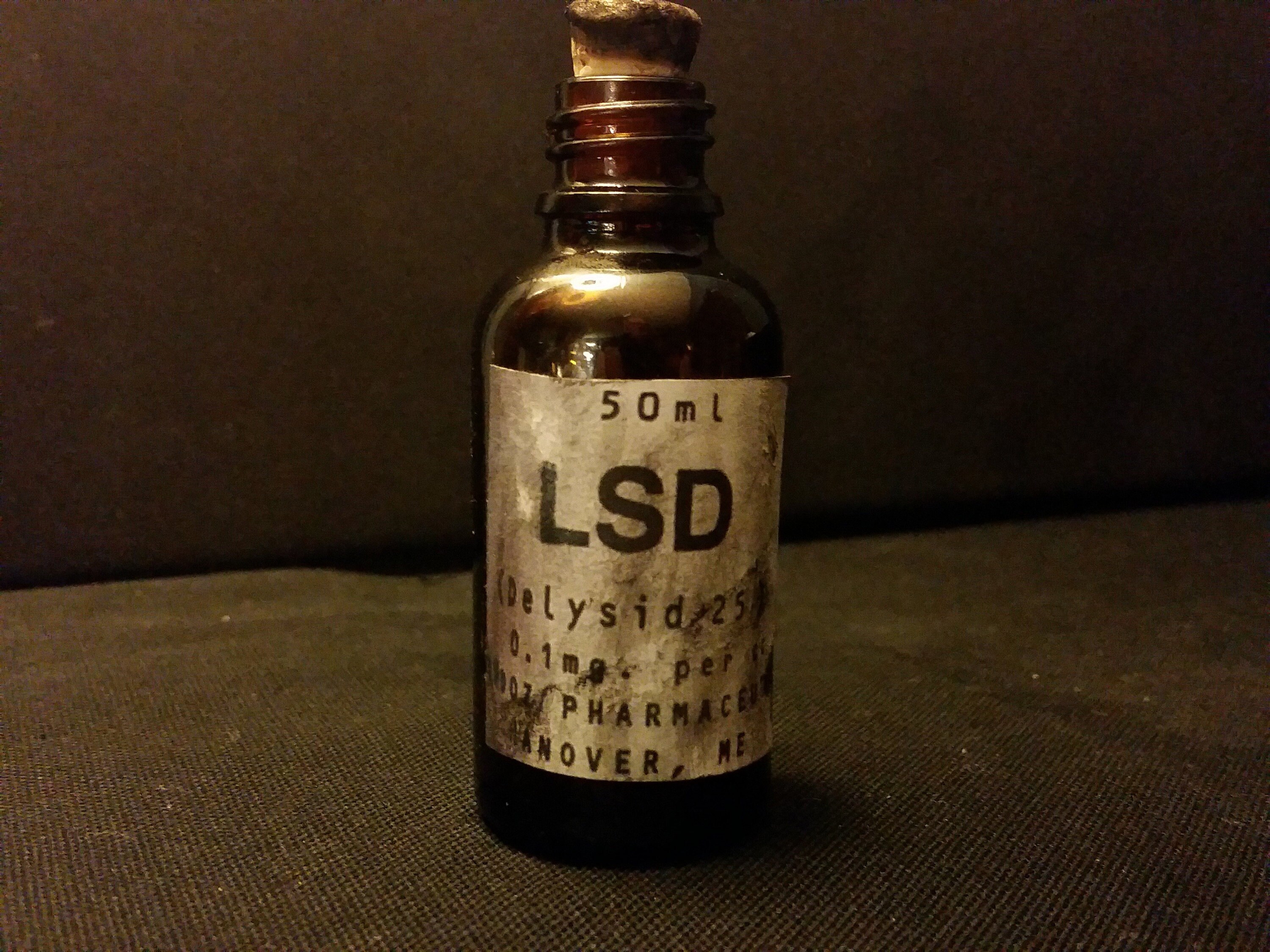 Vintage Style LSD Delysid Amber Glass Medicine Bottle | Etsy