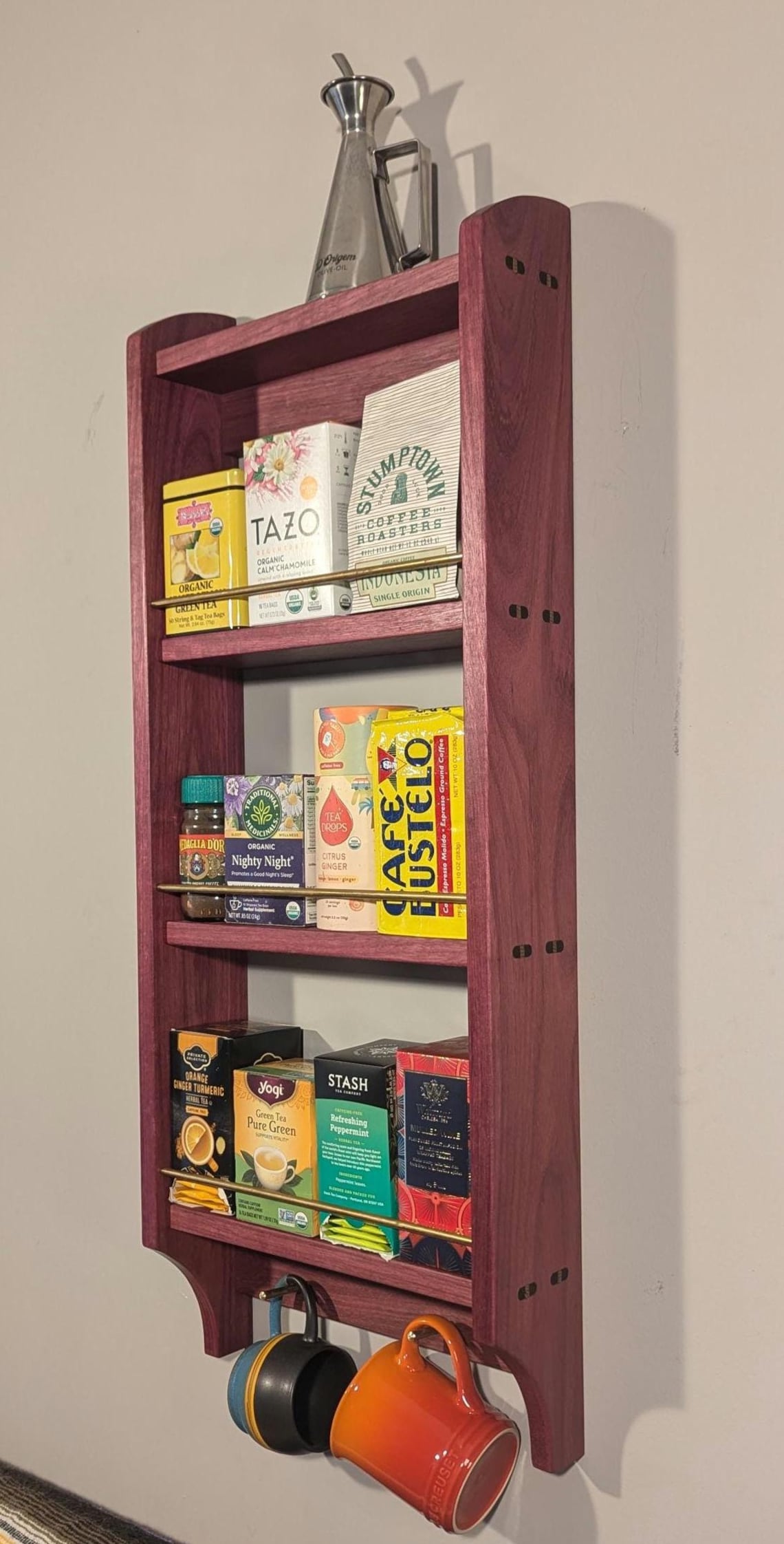 Purple Heart Tea, Coffee, Spice Rack - Etsy