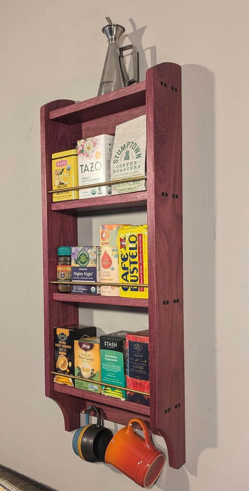 Purple Heart Tea, Coffee, Spice Rack - Etsy