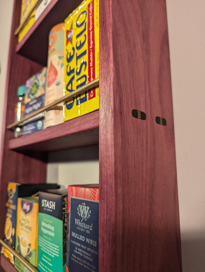 Purple Heart Tea, Coffee, Spice Rack - Etsy