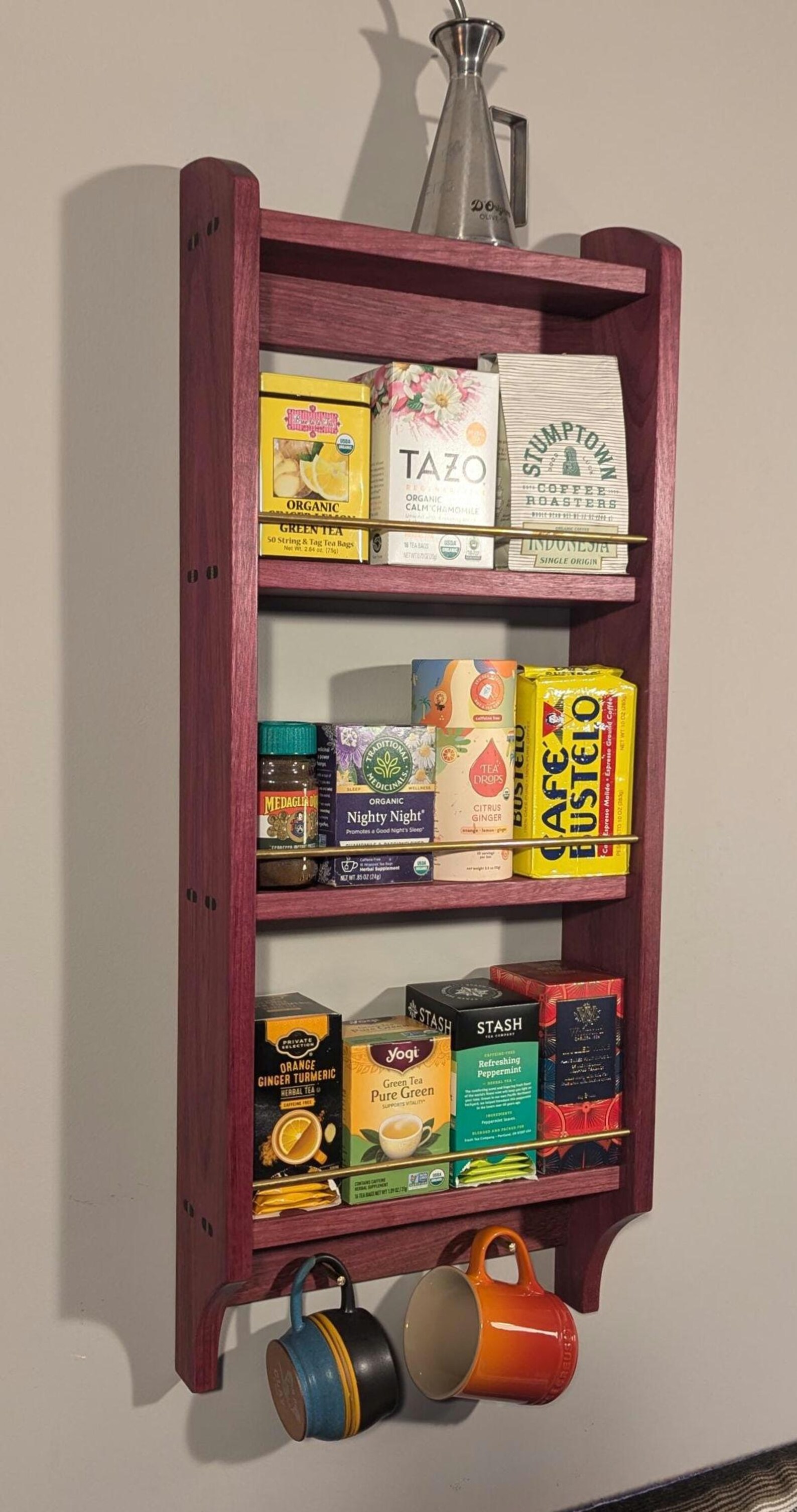Purple Heart Tea, Coffee, Spice Rack - Etsy