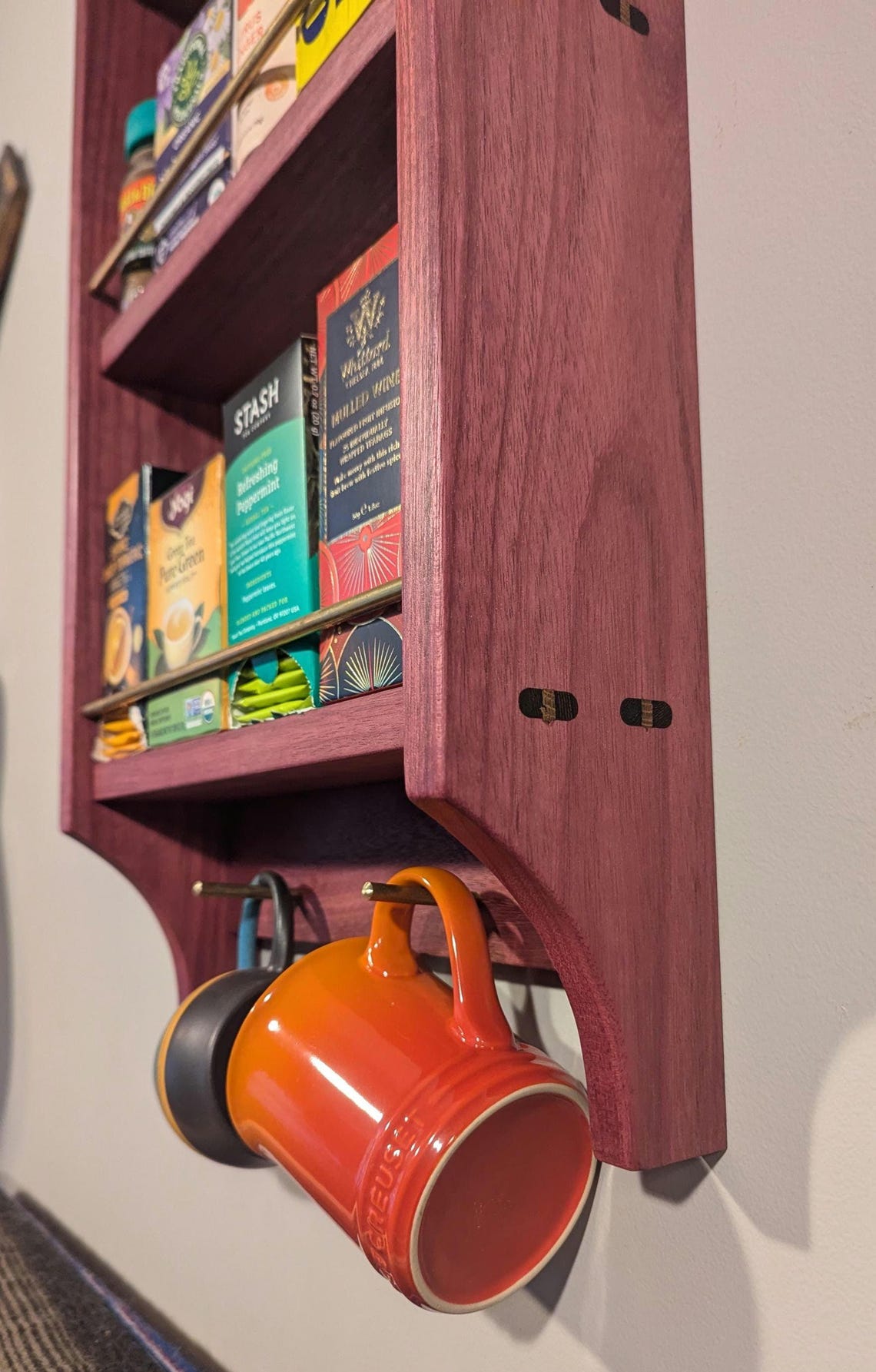 Purple Heart Tea, Coffee, Spice Rack - Etsy