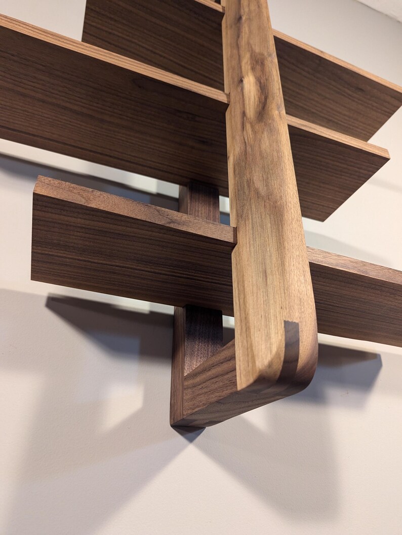 Walnut Adjustable Shelving - Etsy