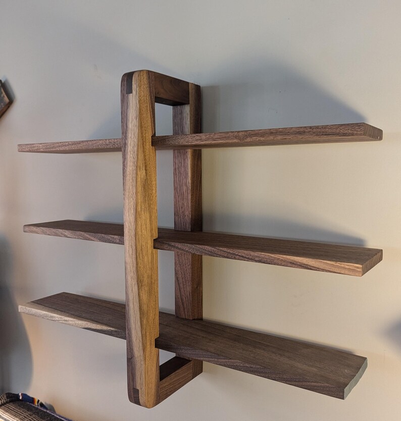 Walnut Adjustable Shelving - Etsy