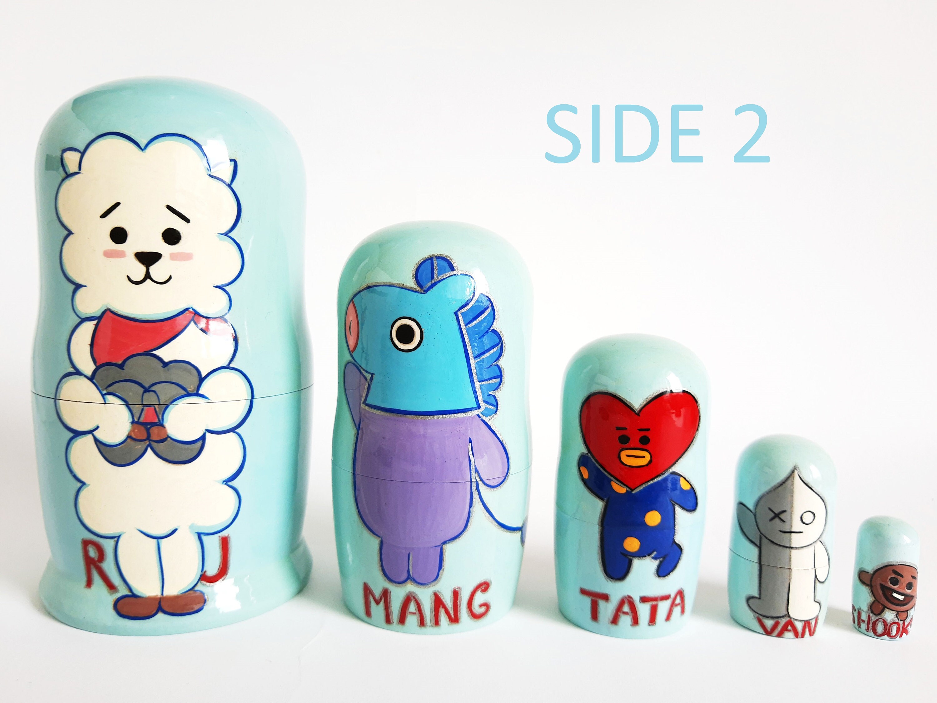 Dolls & Action Figures Toys & Games BTS doll BT21 nesting dolls BT21 ...