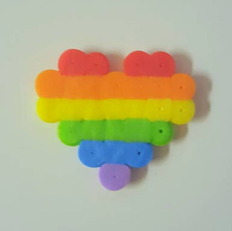 Perler Bead Keychain - Etsy