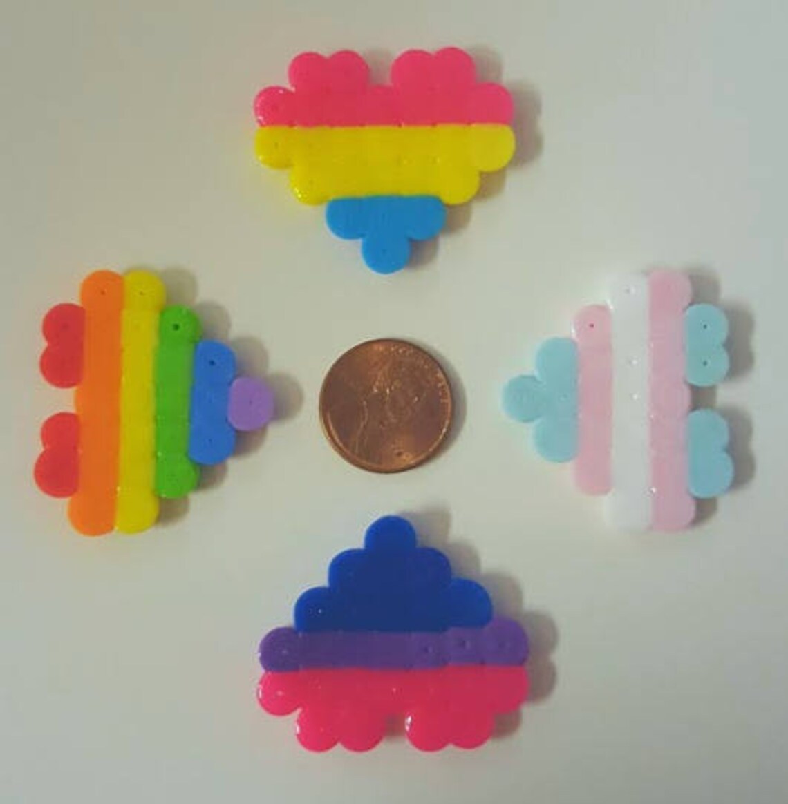 Perler Bead Keychain - Etsy